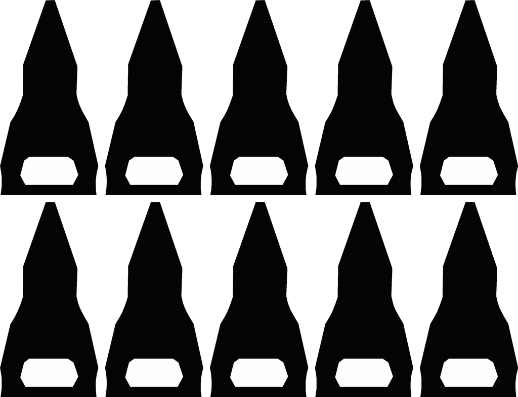 BOJ Ranger Key Labels - Between Leg Decal – BD15 Decals & Props