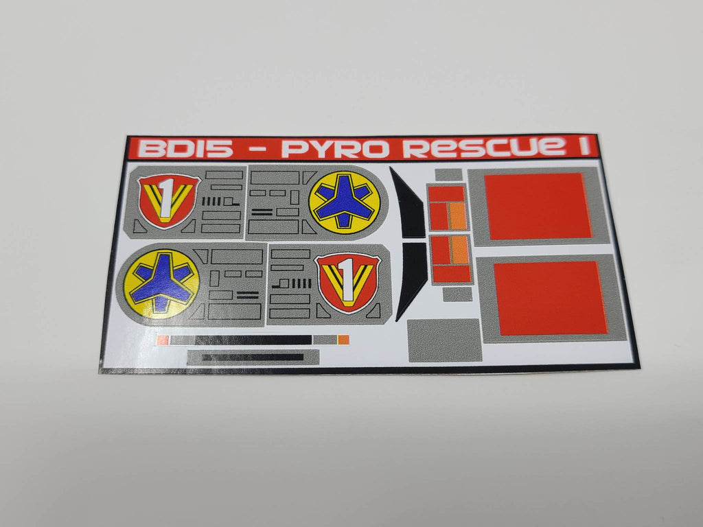 Lightspeed Megazord Labels – BD15 Decals & Props