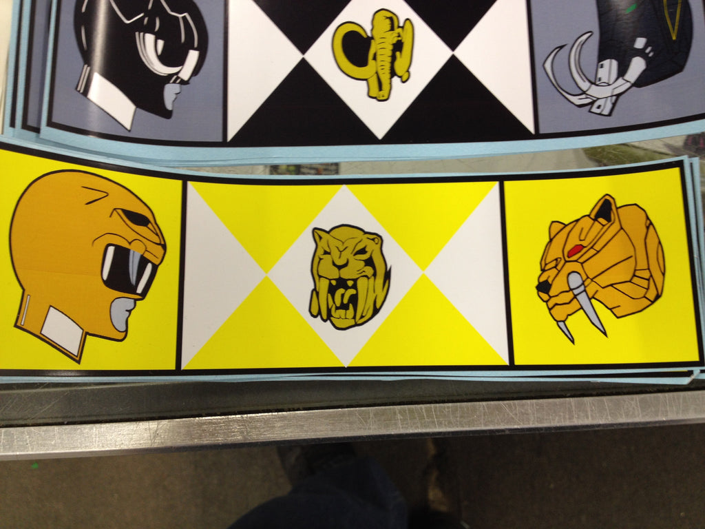Saber-Tooth Ranger / Zord Bumper Sticker – BD15 Decals & Props