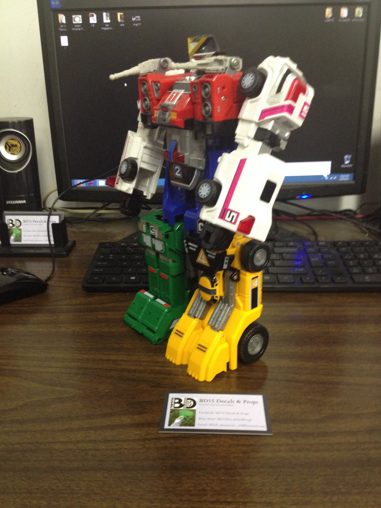 Rescue Megazord Labels (NEWER VERSION NOW AVAILABLE) – BD15 Decals & Props