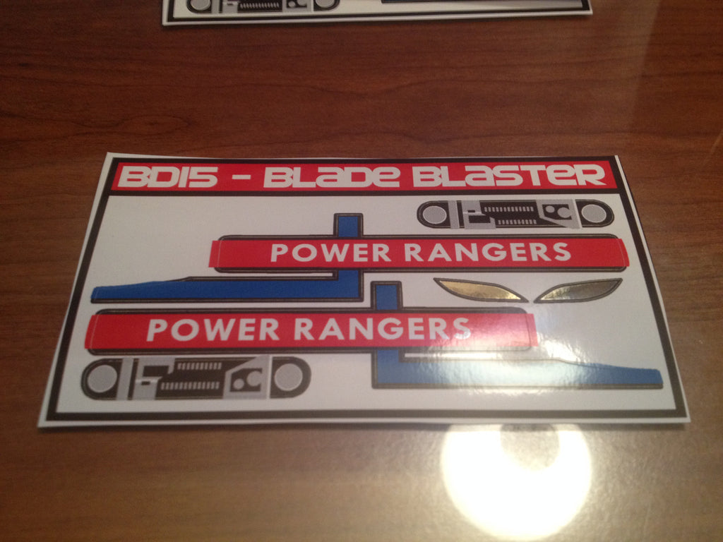 Blade Blaster / Rangerstick Labels – BD15 Decals & Props