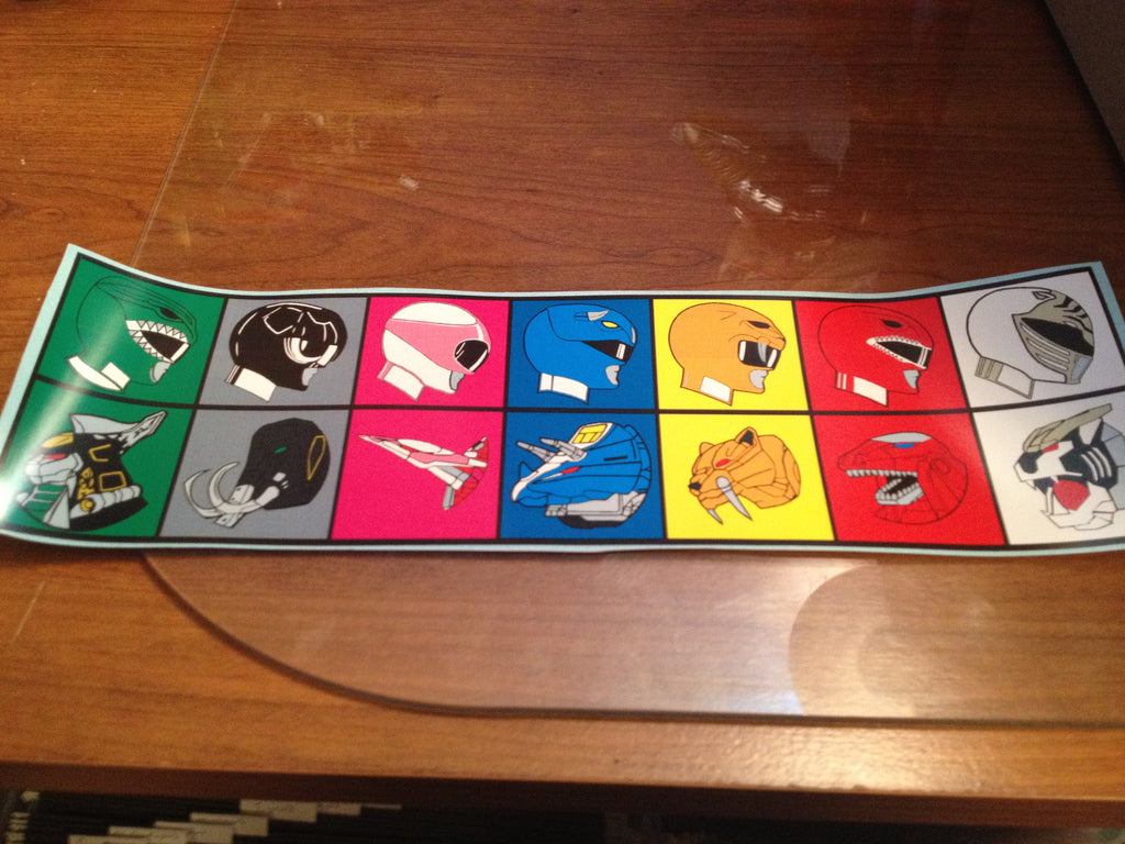 7 Ranger / Zord Bumper Sticker – BD15 Decals & Props